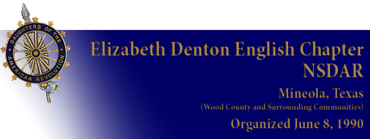 Elizabeth Denton English Chapter NSDAR